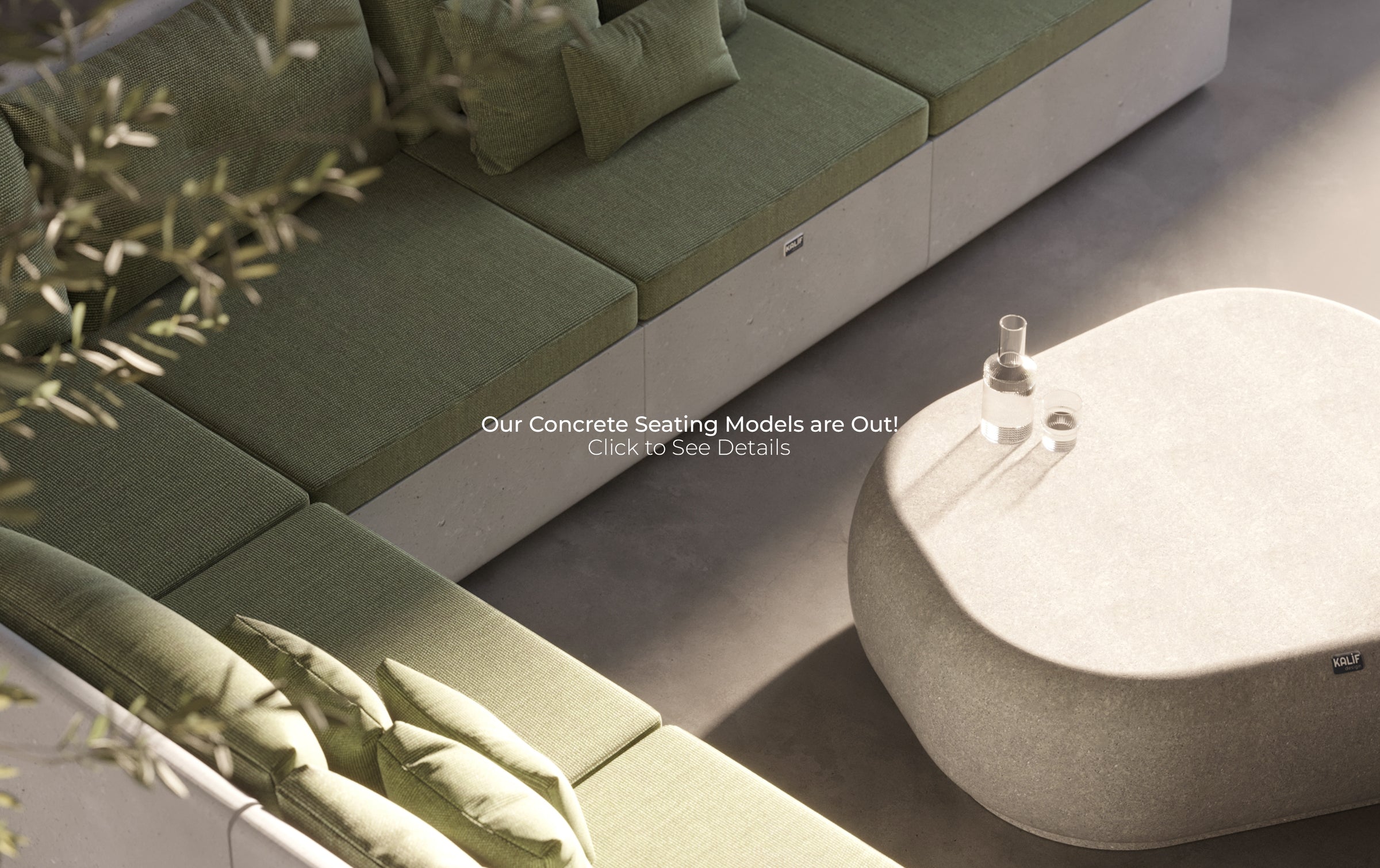 Concrete Furniture Models | Kalif Design Shop