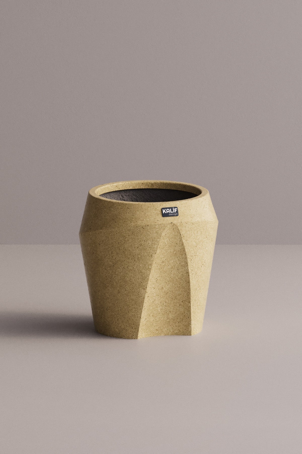 Ethos Flowerpot Model with New Lines | Concrete Flower Pot | Kalif Design